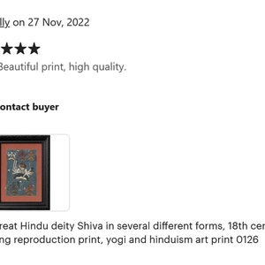 The Great Hindu Deity Shiva in Several Different Forms, 18th Century ...