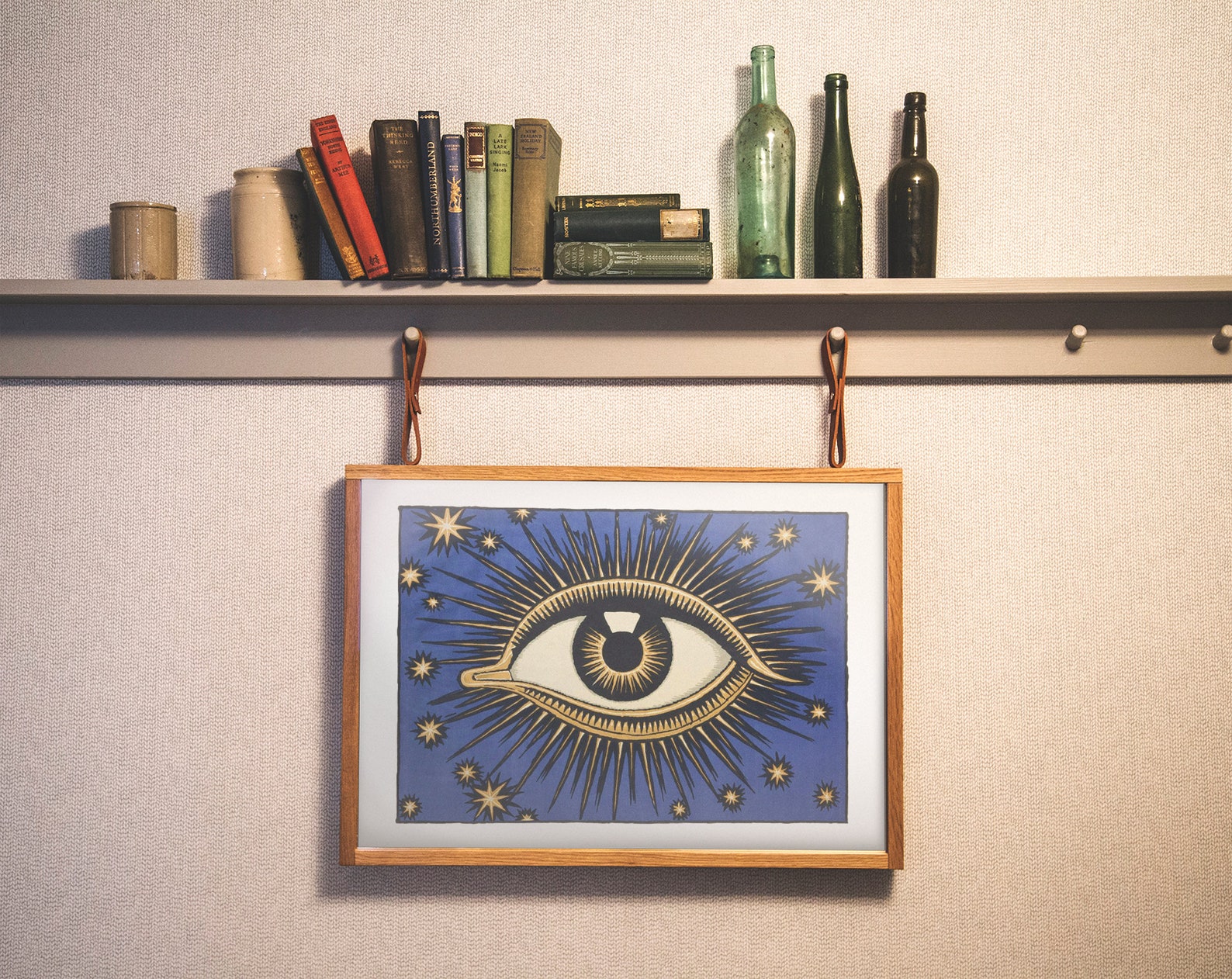 Art Nouveau Evil Eye Vintage Exhibition Poster Print, Celestial Eye ...