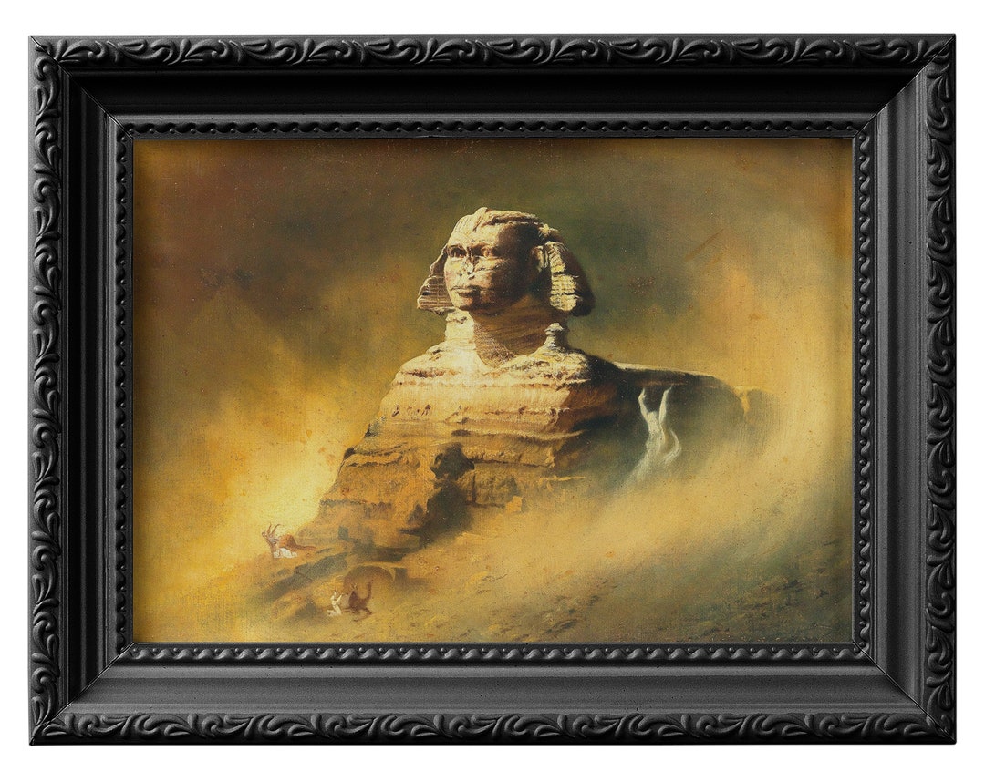 Unframed Reproduction Print of Sphinx, Oil Painting by Karl Wilhelm ...