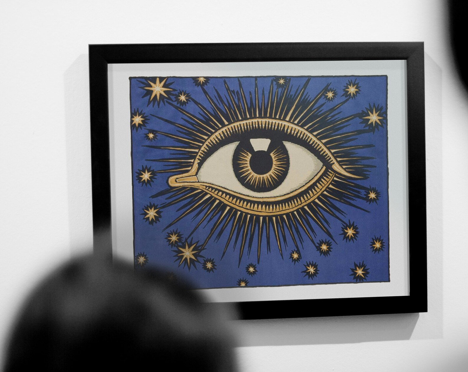 Art Nouveau Evil Eye Vintage Exhibition Poster Print, Celestial Eye ...