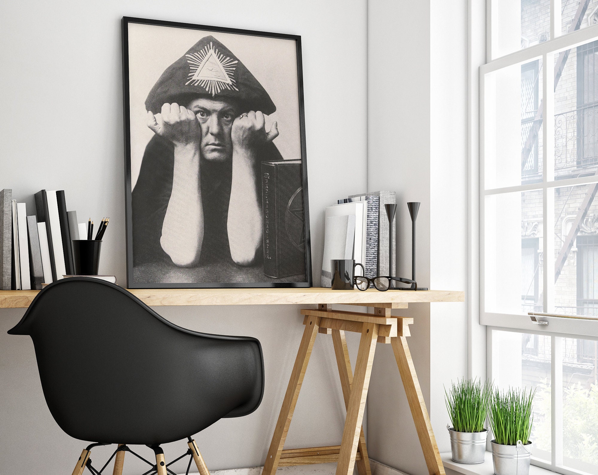 Aleister Crowley Controversial English Occultist and - Etsy