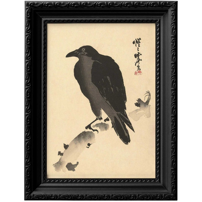 Raven in Japanese - Etsy UK