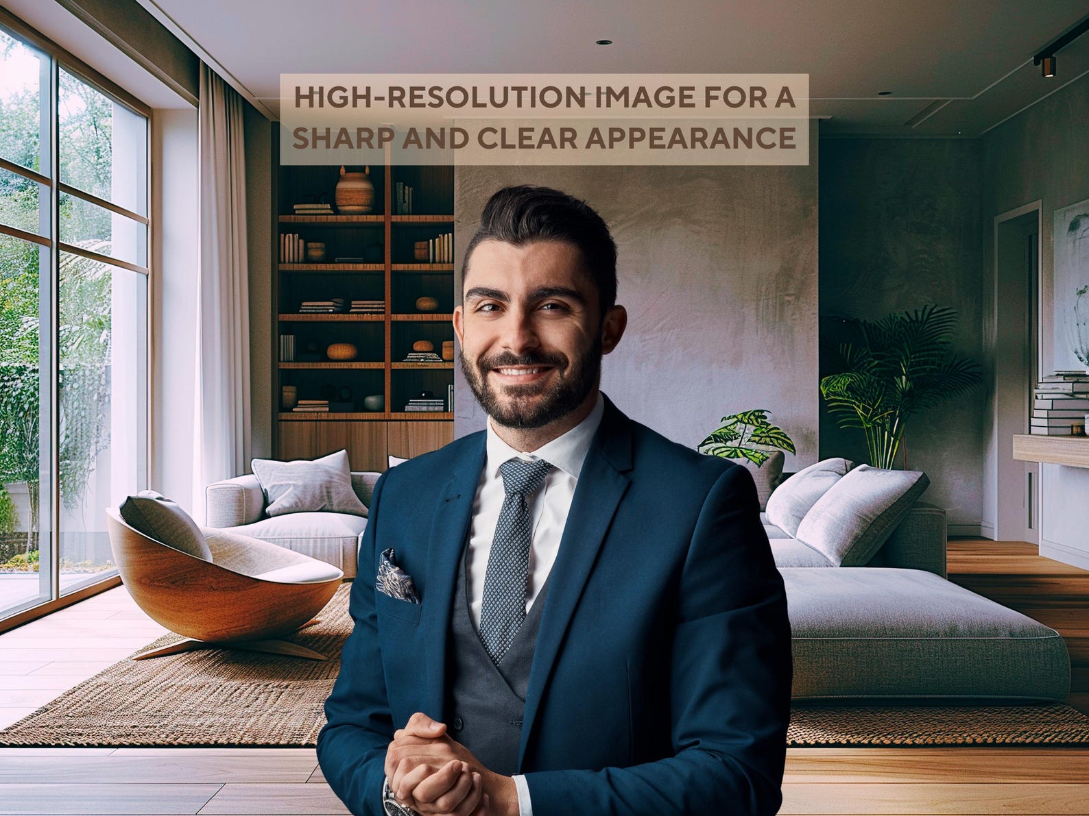 Minimalist Home Virtual Backgrounds: Blurred & Unblurred (digital ...