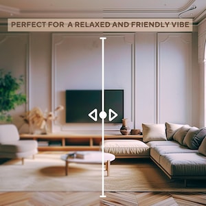 Minimalist Home Virtual Backgrounds: Blurred & Unblurred (digital ...