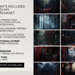 Gothic Lair | Halloween Team Backgrounds, 24 High-quality Images, Zoom ...