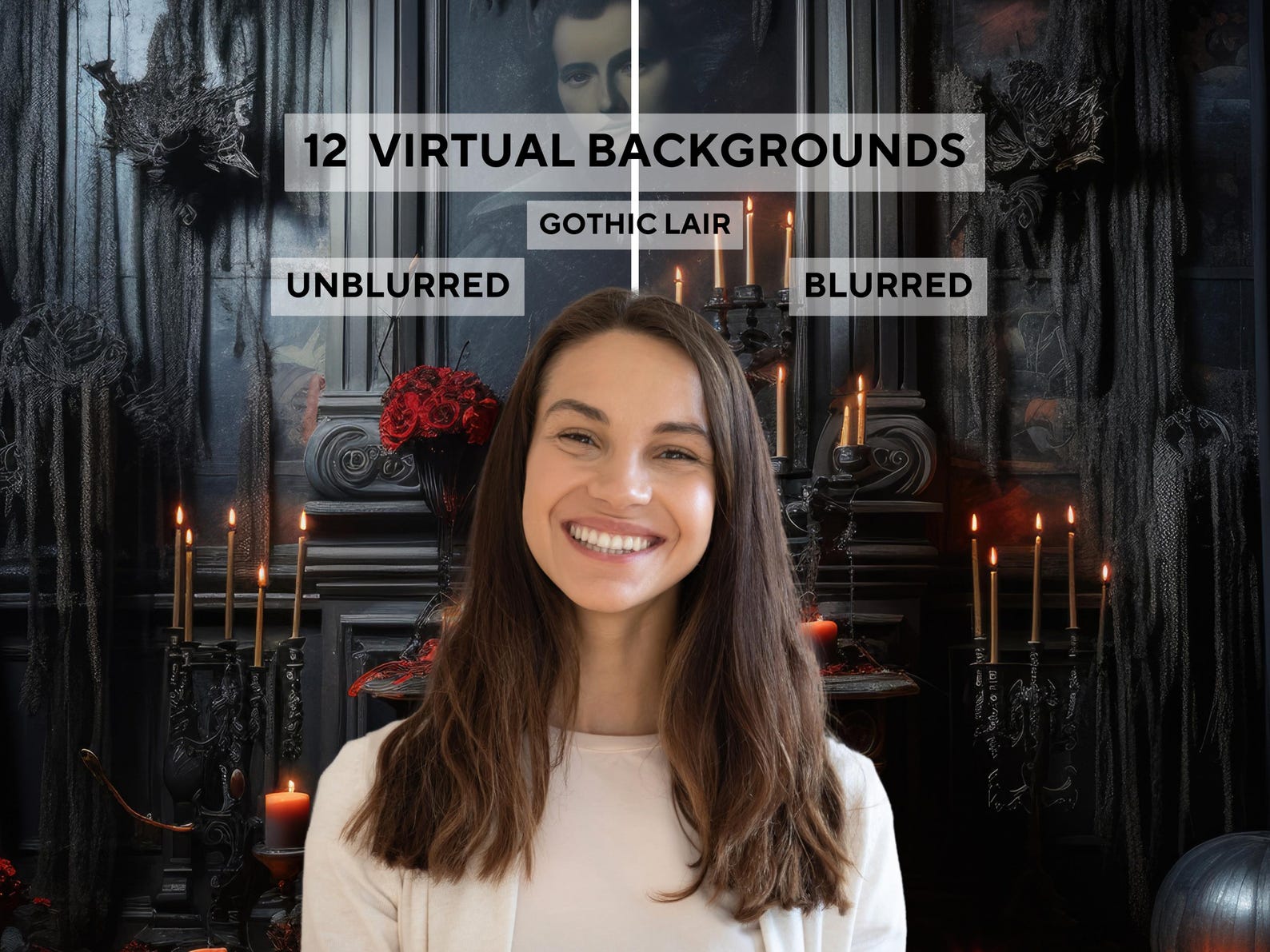 Gothic Lair | Halloween Team Backgrounds, 24 High-quality Images, Zoom ...