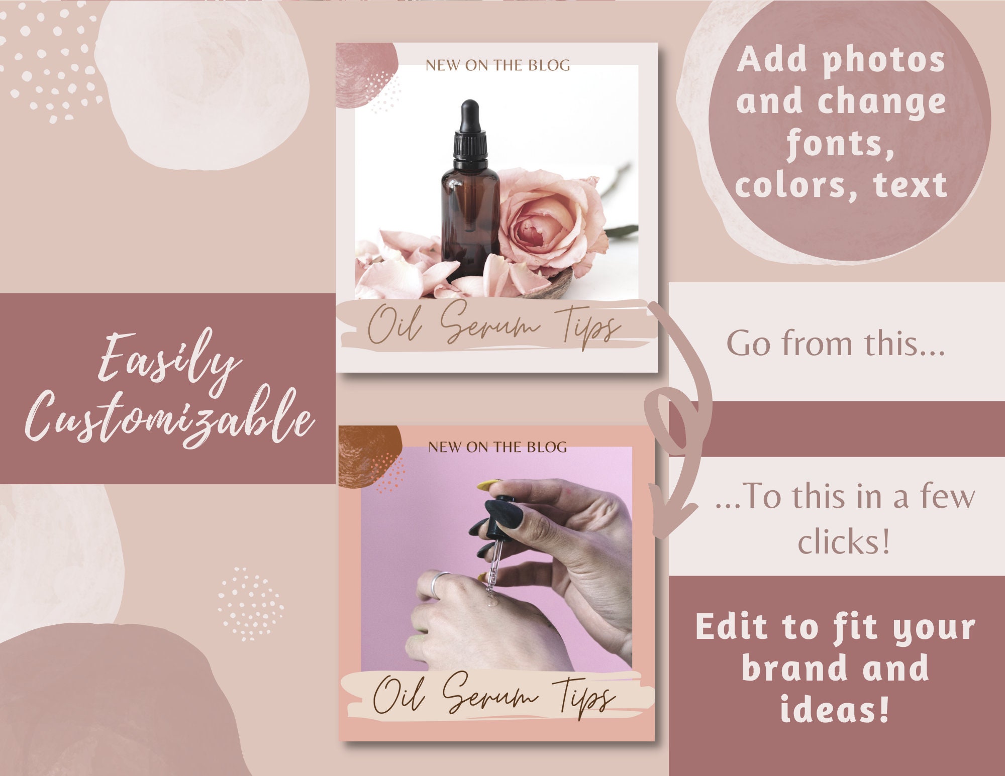 IG Template for Canva Instagram 40 Editable Social Media - Etsy