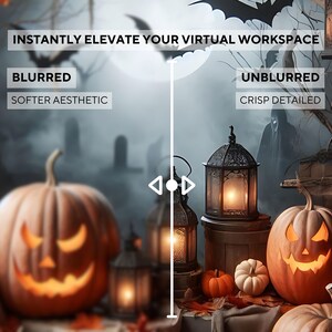 Halloween Virtual Backgrounds: Spooky Zoom Backdrop (digital Download ...