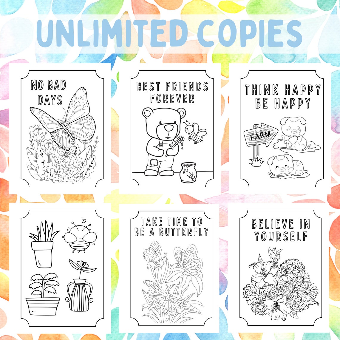 Dementia Coloring Pages Printables for Elderly Adults Easy - Etsy