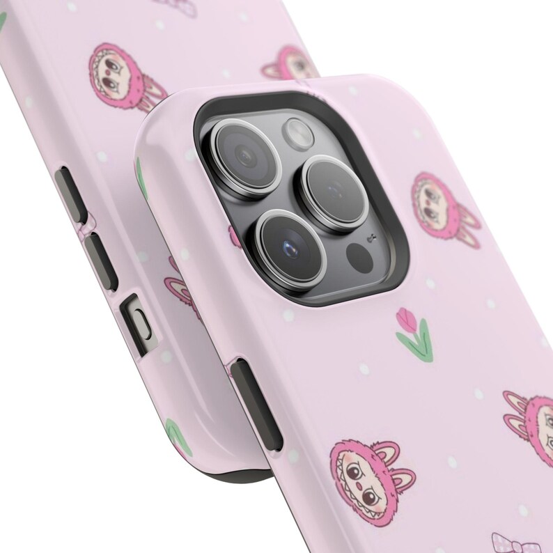 Magnetic Tough Cases, Labubu Design, Pink Cute Phone Accessories, Kids ...