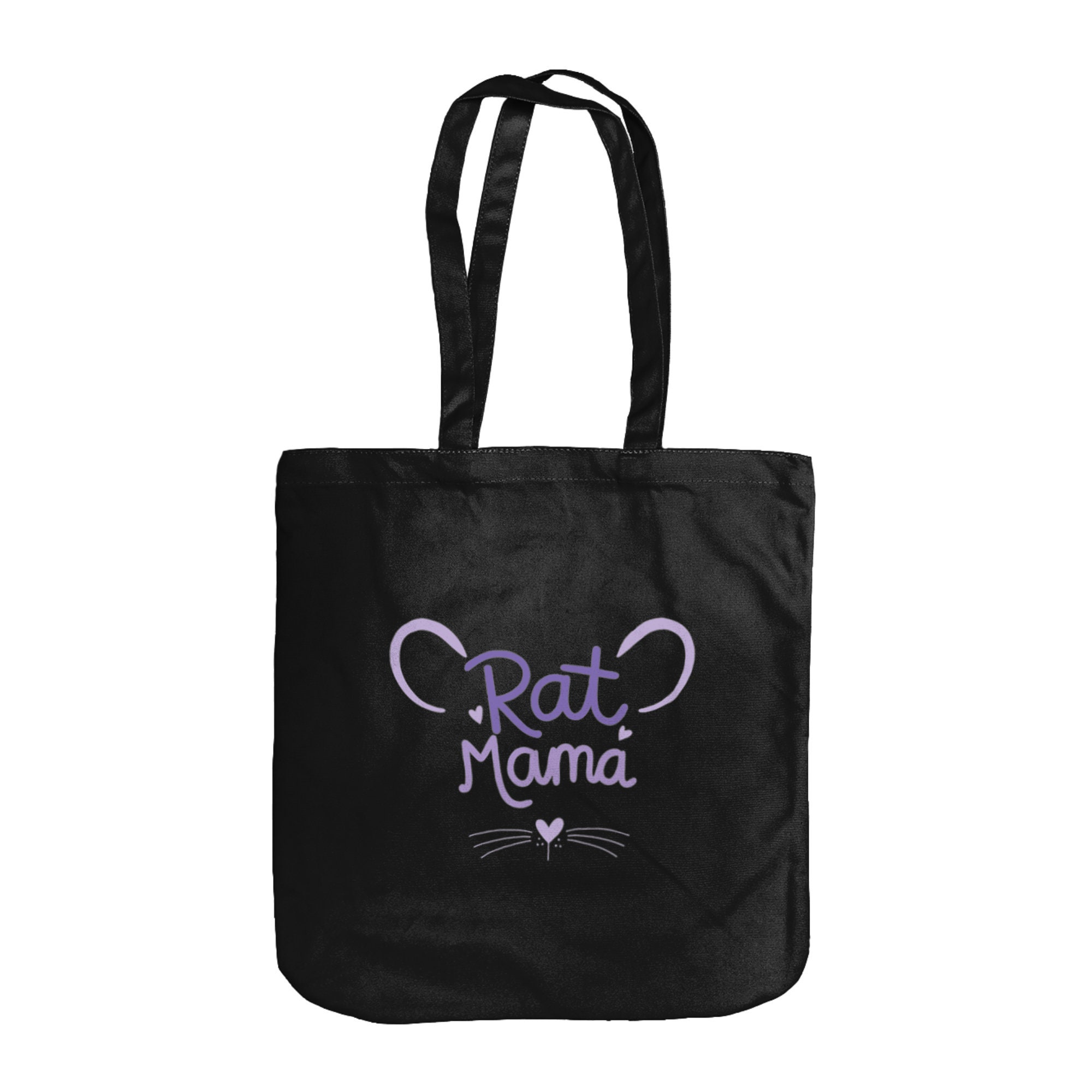 Rat Mama Tote Bag, Rat Tote Bag, Canvas Tote Bag, Custom Tote Bag, Rat ...