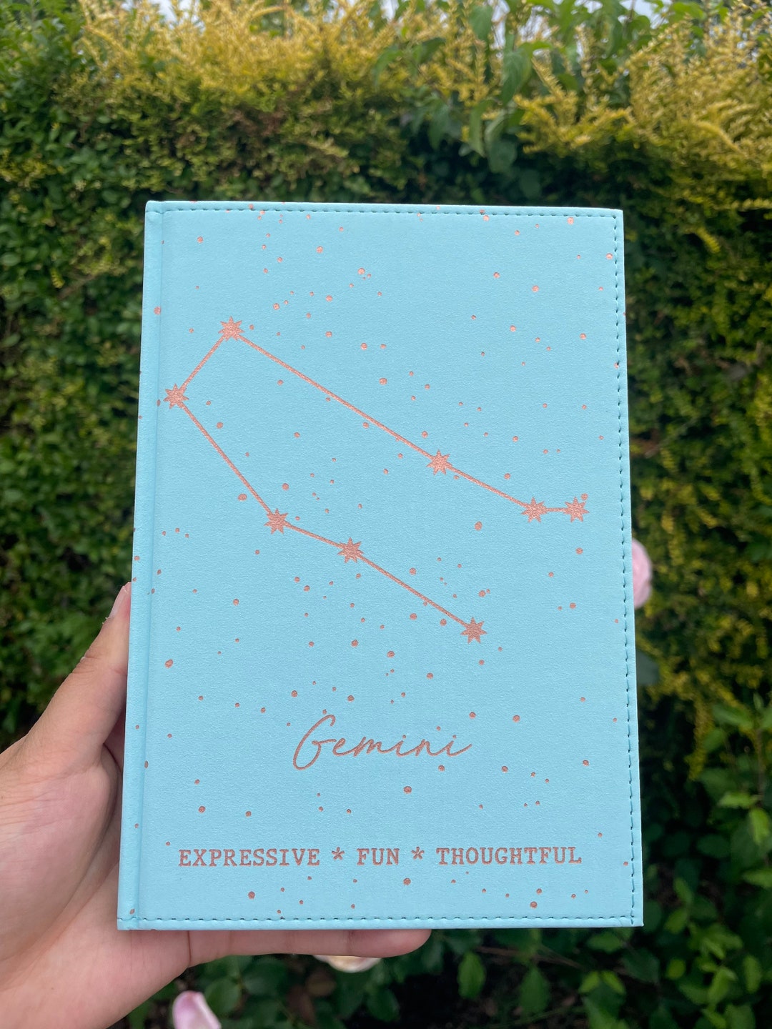 Gemini Notebook, Zodiac Sign Note Book, Star Sign Notebook, Journal ...