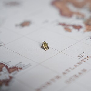 Personalized World Map - Push Pin Map - Pinboard Cork - Canvas Print ...