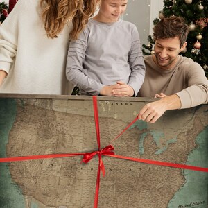 Personalized USA Travel Map Push Pin Map United States Pinboard Cork ...