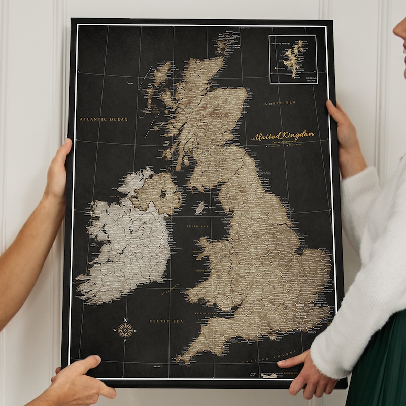 Gold Push Pins - Etsy