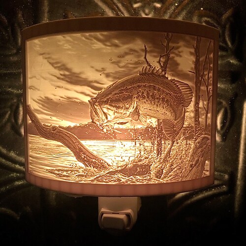 Bass Fishing Fish Decor Wall Art Rustic Decor - Etsy