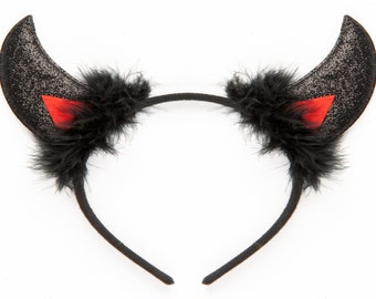 Glitter Devil Ears - Etsy