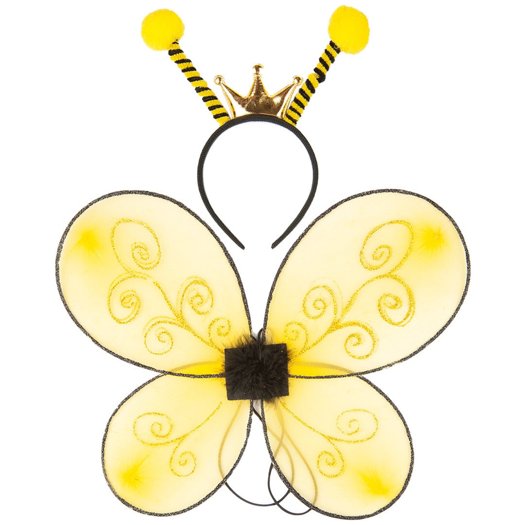Funcredible Bumble Bee Costume Accessories Bee Wings and Bee Antenna ...
