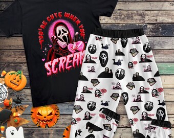 Ghost Face Pajamas - Etsy