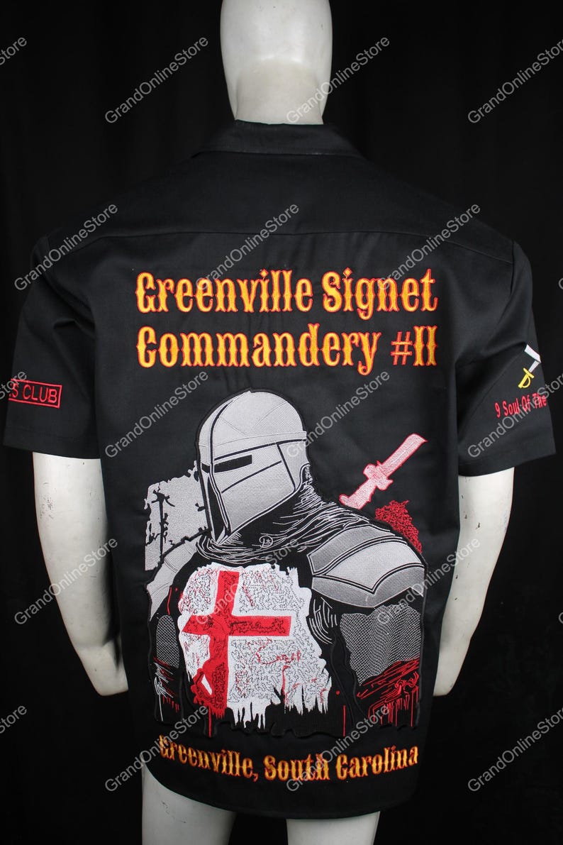 Knight Templar Commander Shirt: Masonic Warrior Emblem Apparel - Etsy