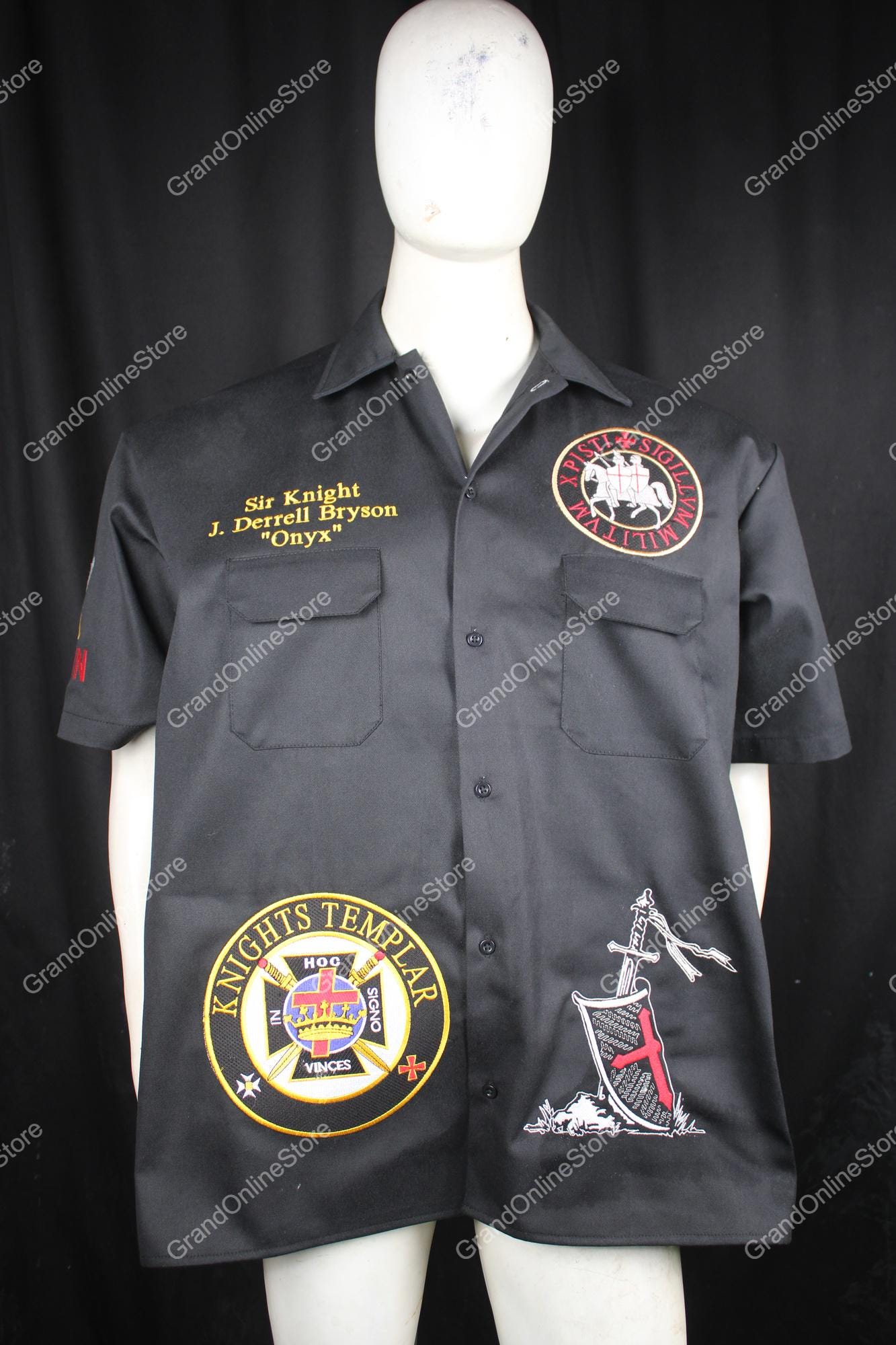 Knight Templar Commander Shirt: Masonic Warrior Emblem Apparel - Etsy