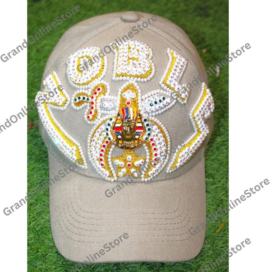 Handmade Embroidered Shriner Baseball Cap: Masonic Freemason Regalia - Etsy
