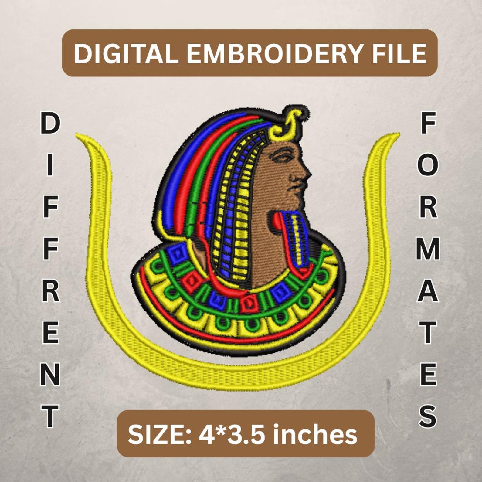 DOI Logo Machine Embroidery Design (digital Embroidery File) - Etsy