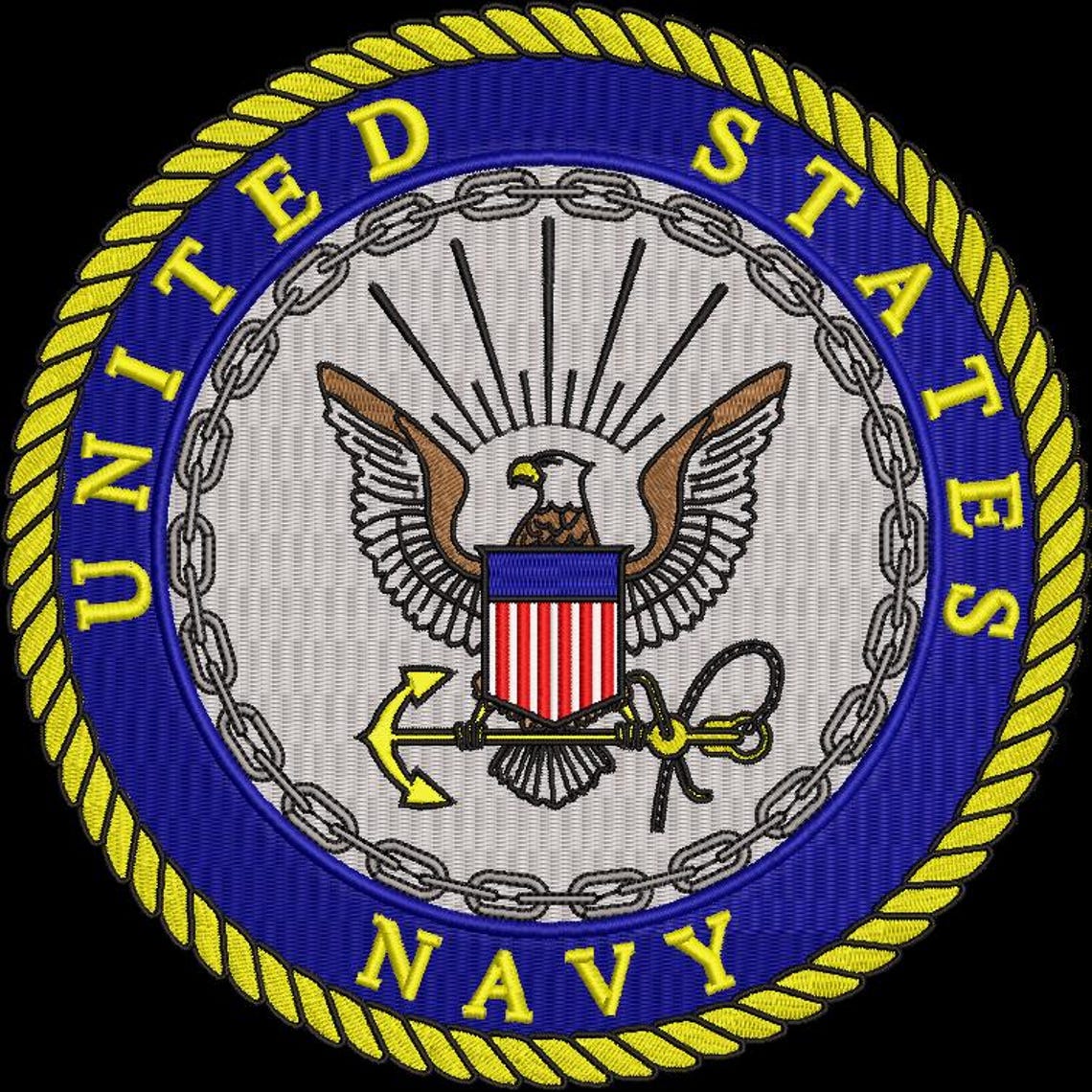 US Navy Embroidery Design | Navy Seal Patch Military Badge Digital ...