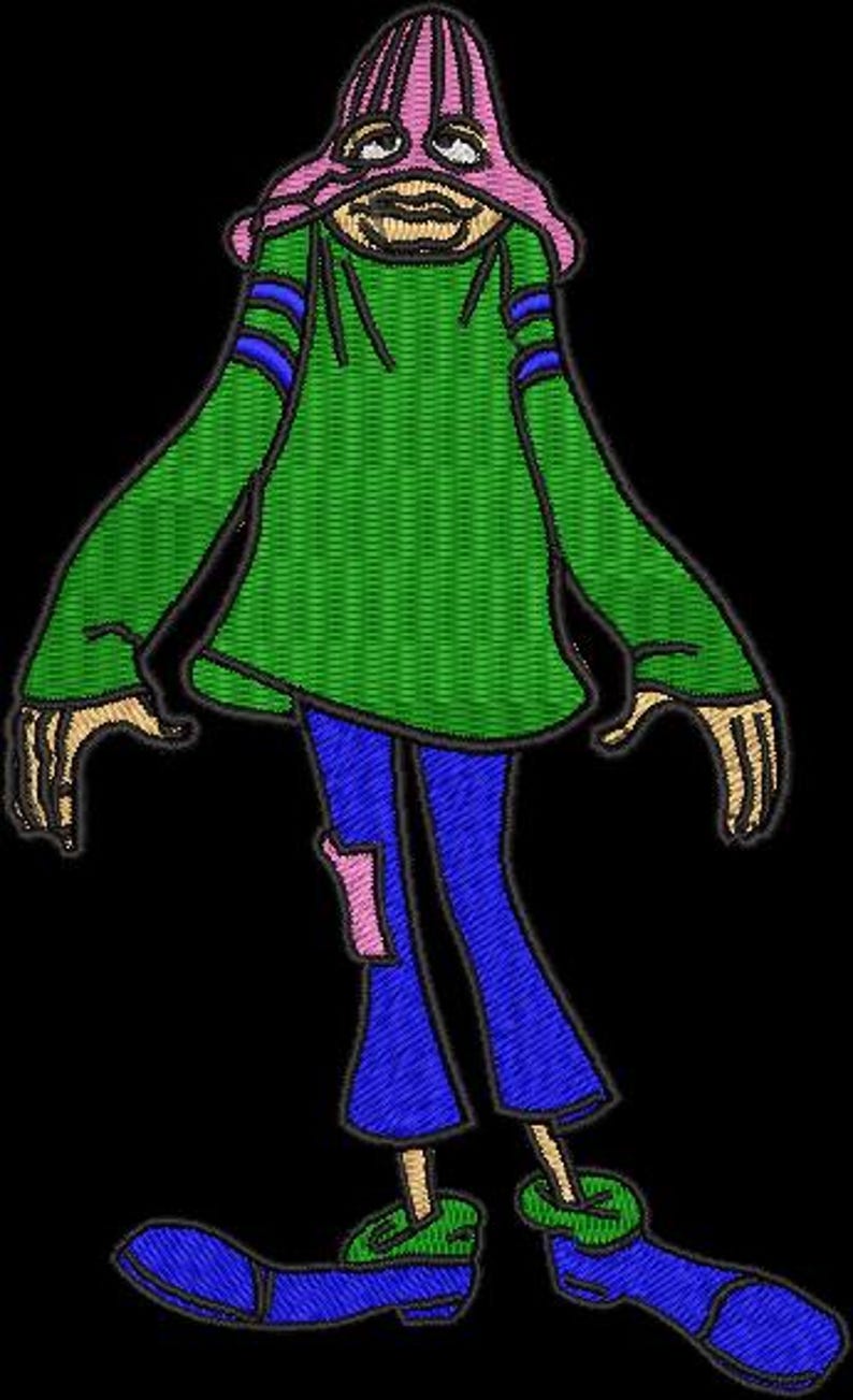 Funny Characters Embroidery Design Files | Cartoon Machine Embroidery ...