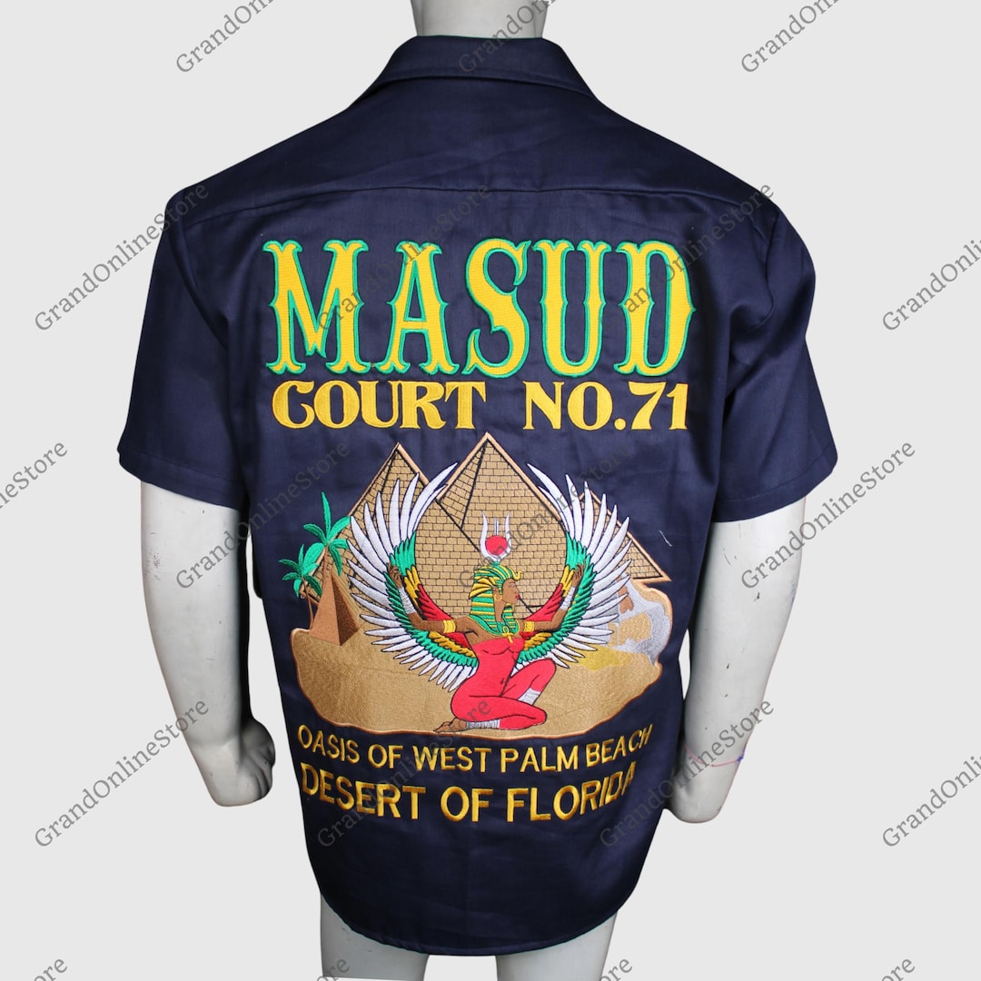 Embroidered DOI Walking Shirt: Daughters of Isis Masonic Apparel - Etsy