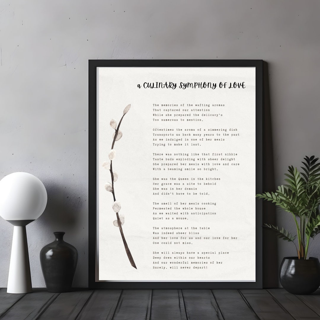 Culinary Symphony of Love Poem - Celebrate Love's Culinary Symphony ...