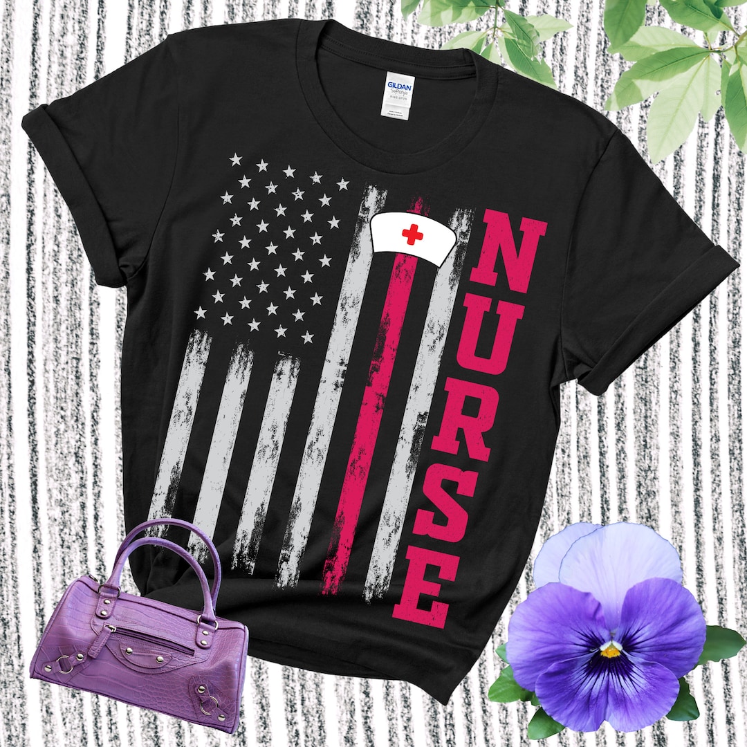 Nurse American Flag Nursing Registered Nurse Funny Vintage LPN RN - Etsy