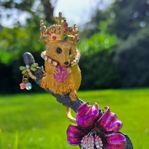 Adorable Golden Regal Vintage Mouse Sculpture - Etsy