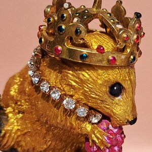 Adorable Golden Regal Vintage Mouse Sculpture - Etsy