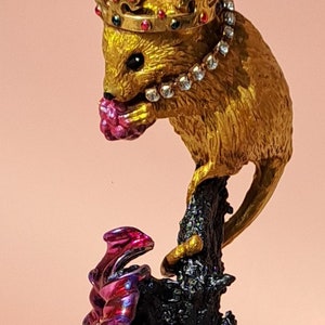 Adorable Golden Regal Vintage Mouse Sculpture - Etsy