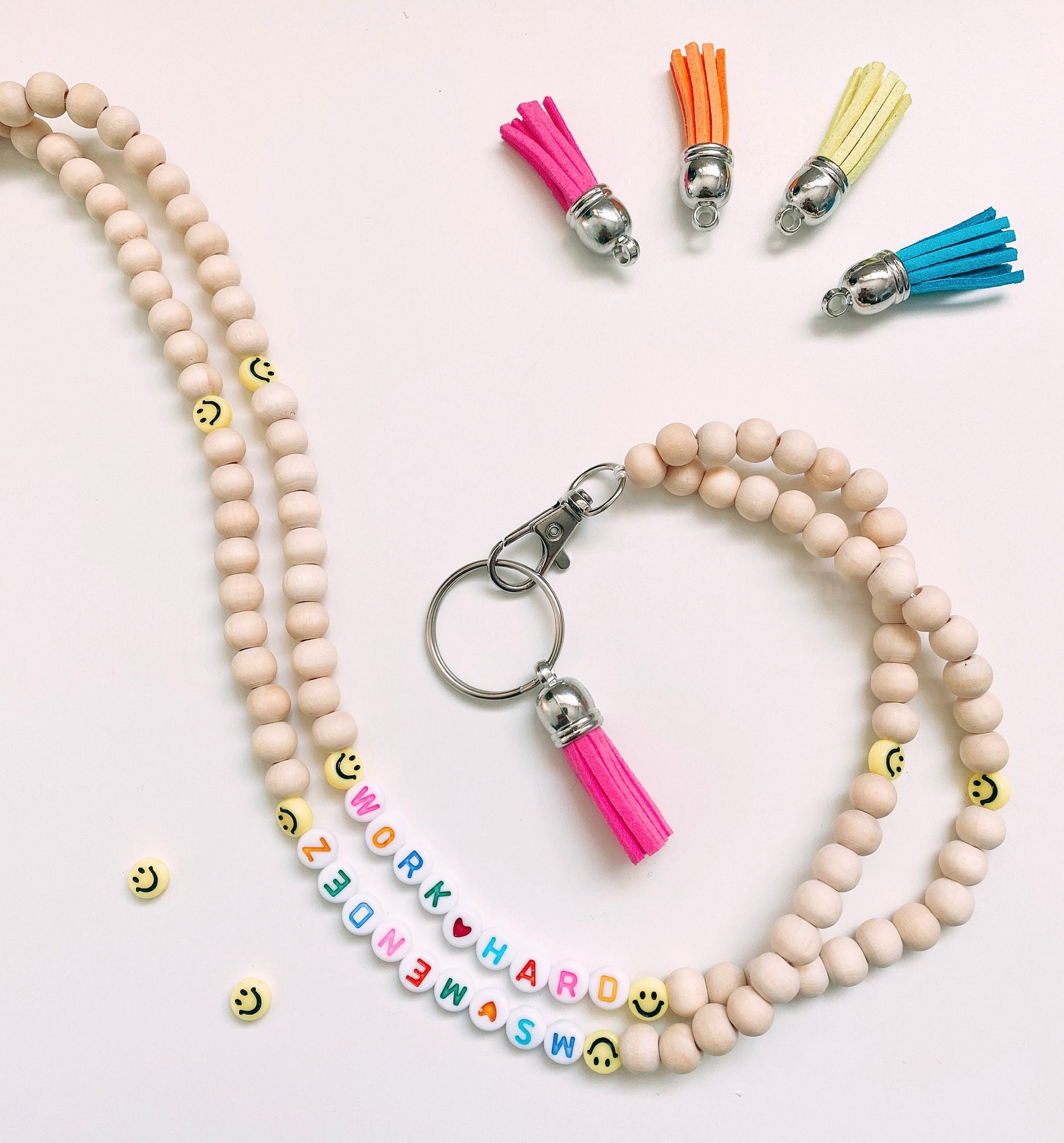 Be Kind Lanyard Teach Lanyard Teacher Lanyard Happy Face - Etsy