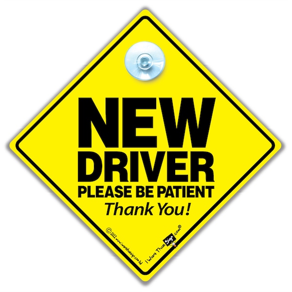New Driver Sign - Etsy Canada