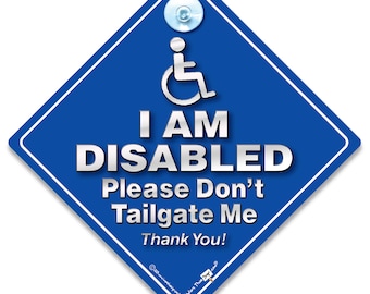 Autistic Grandchild on Board Car Sign, Autistic Baby on Board Sign ...