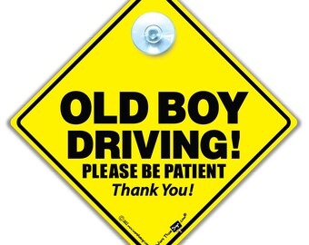 Elderly Driver Sign - Etsy