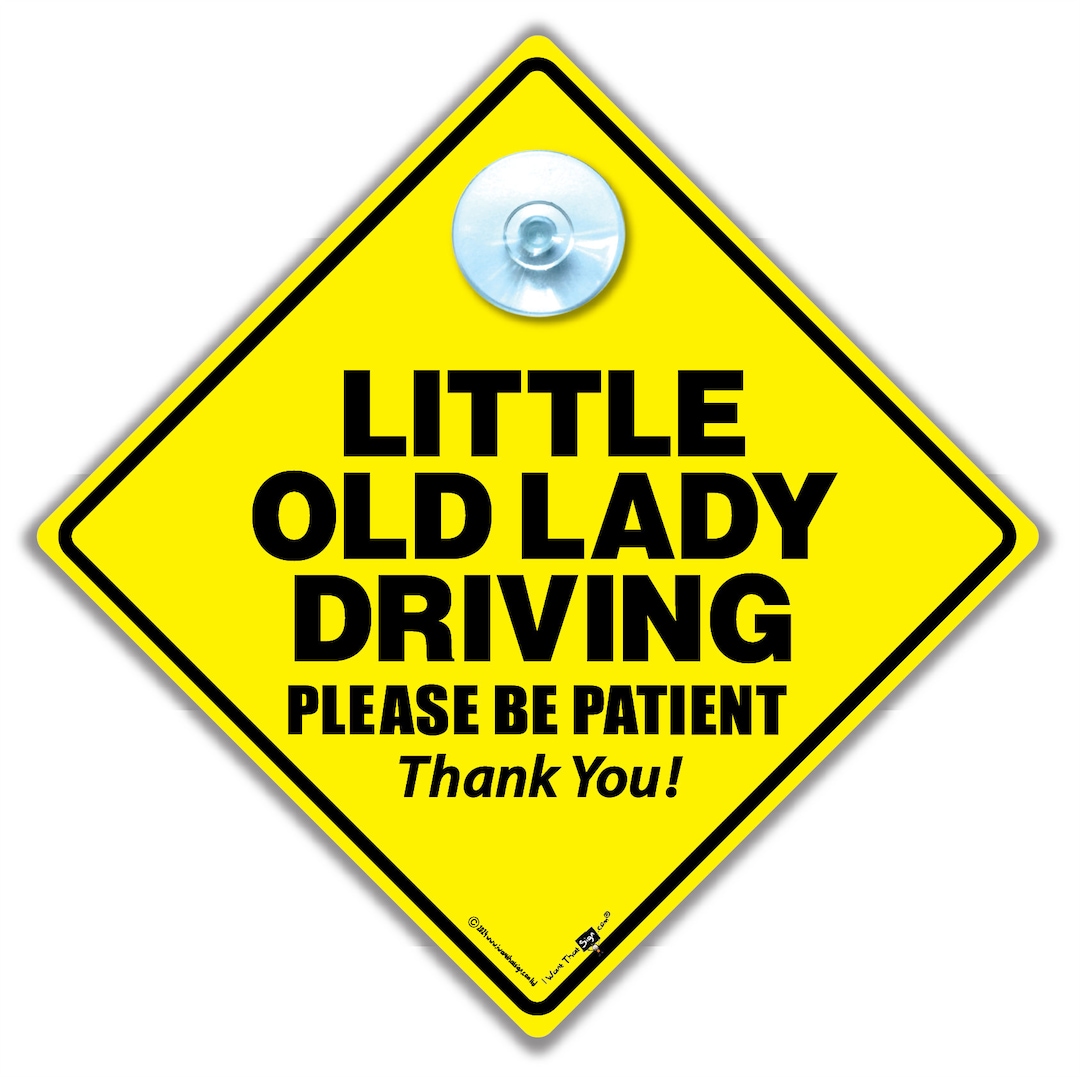 Joke Driving Licence OAP On Board Car Sign, Joke Car Sign For Senior ...