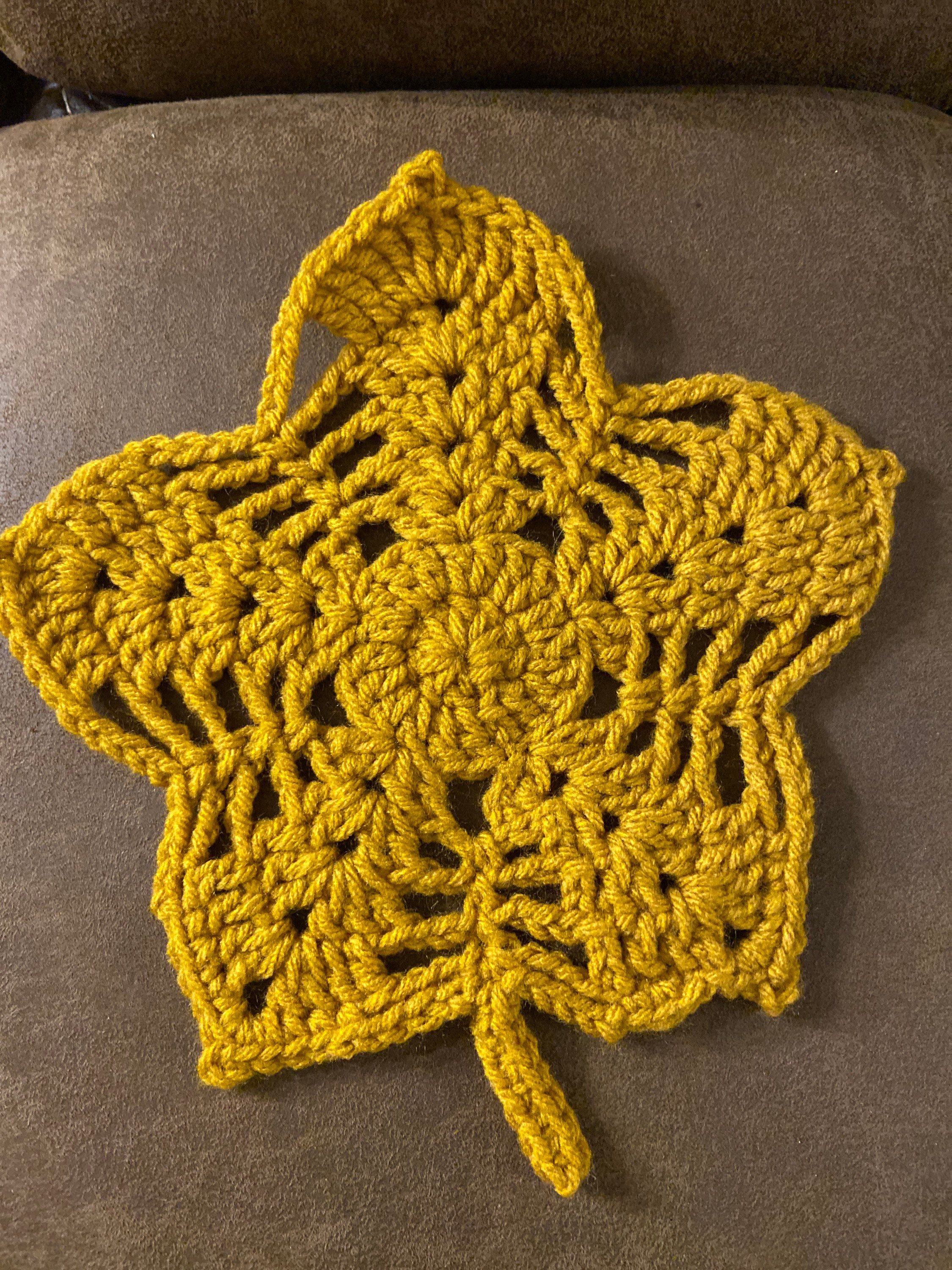 Crochet Maple Leaf Doily - Etsy