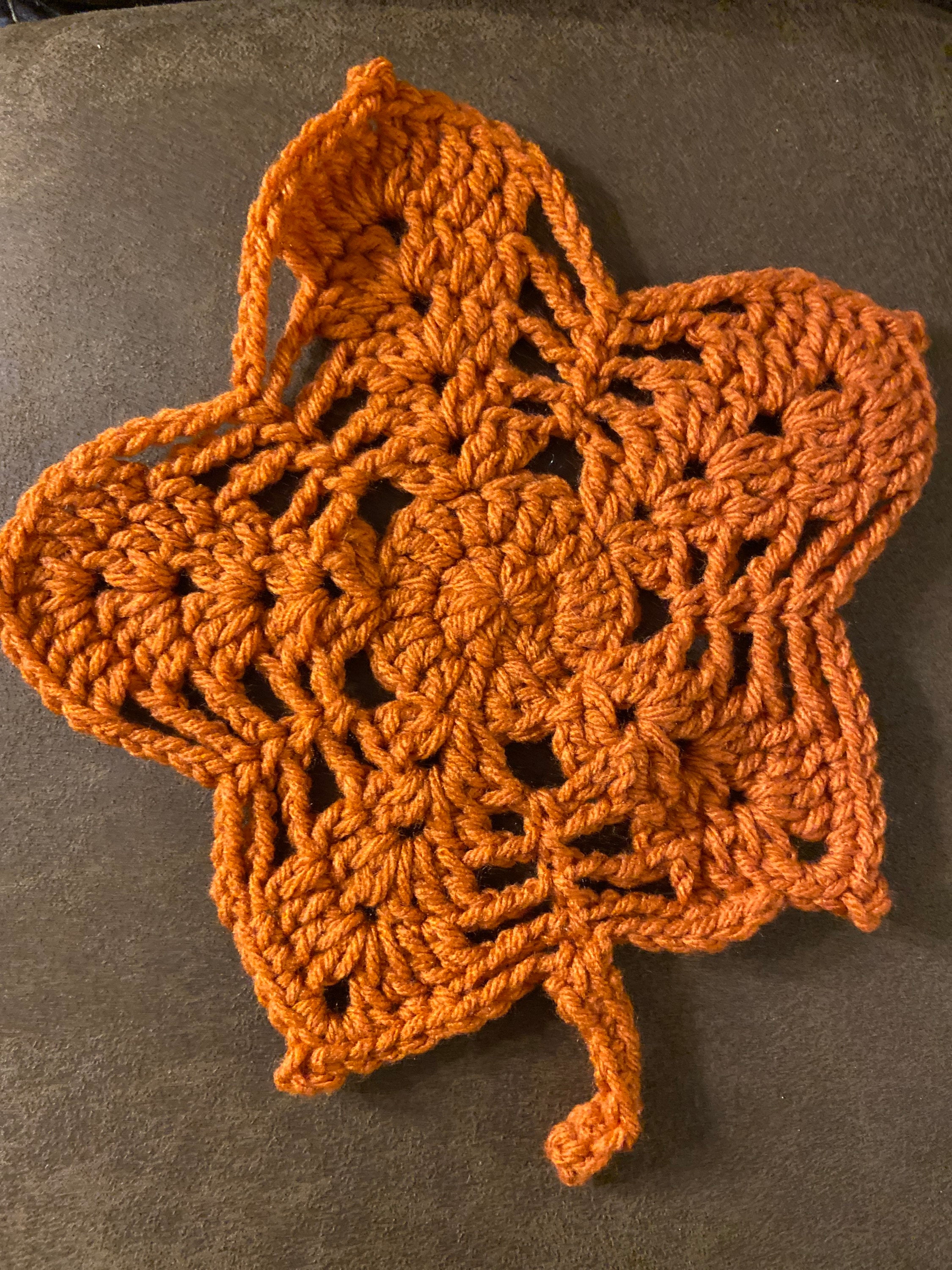 Crochet Maple Leaf Doily - Etsy