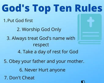 Gods Top Ten | Etsy
