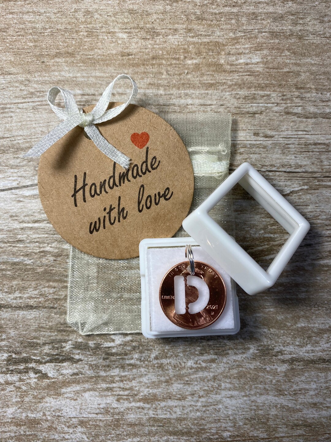 CHARITY Lucky Penny Cut Out LETTERS Penny Cut Outs Keepsake Penny ...