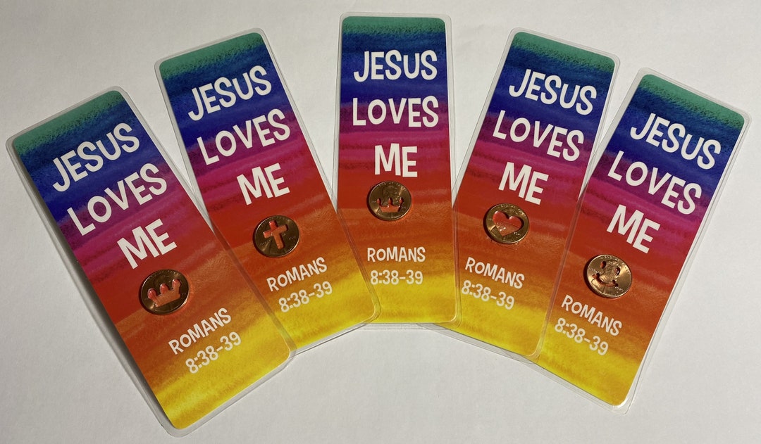 CHARITY Lucky Penny Cut Outs BOOKMARKS for Kids Church Camp Sunday ...