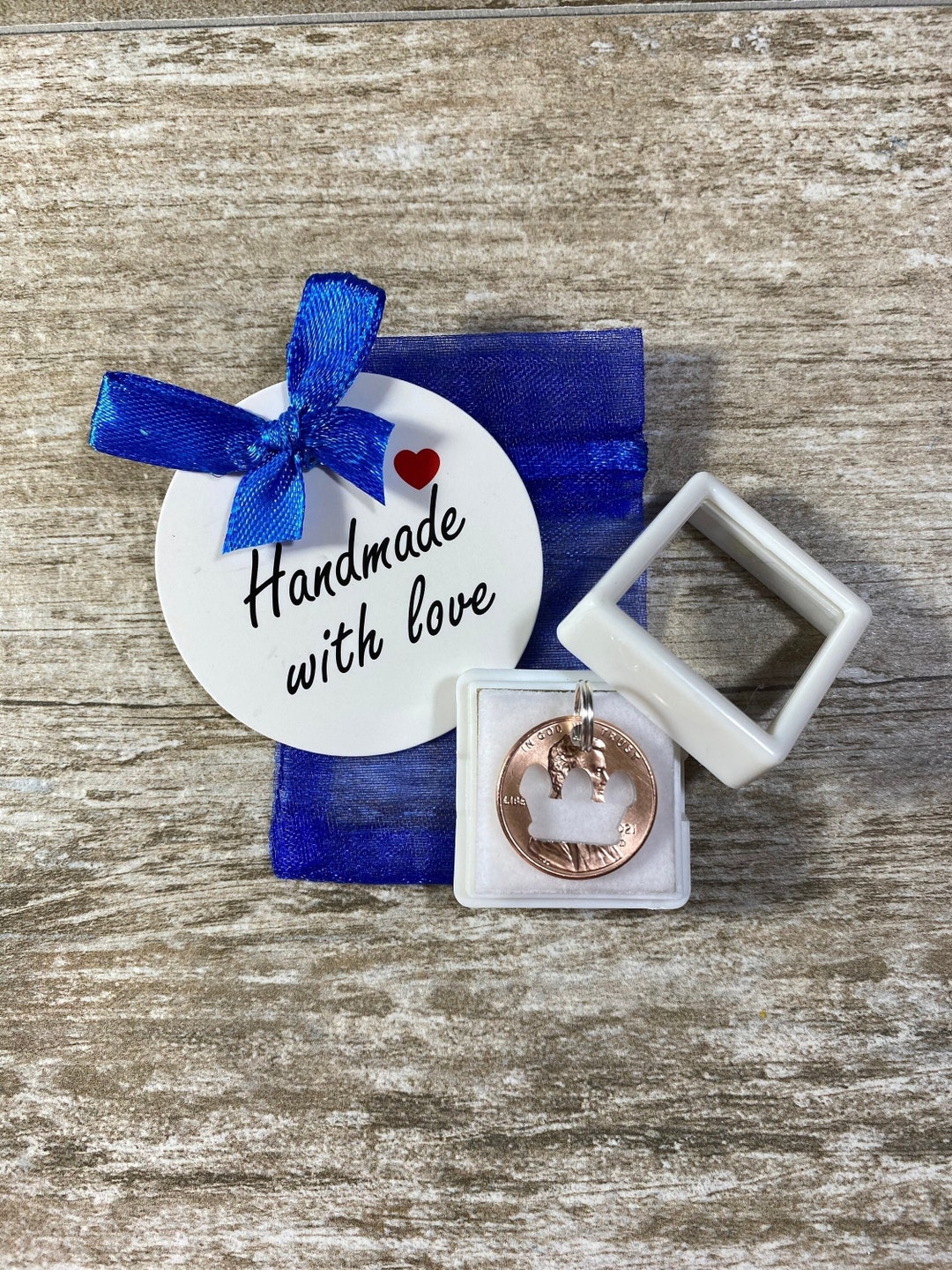 FOR CHARITY Prince CROWN Penny Cutout Charms ruler of My Heart Handmade ...