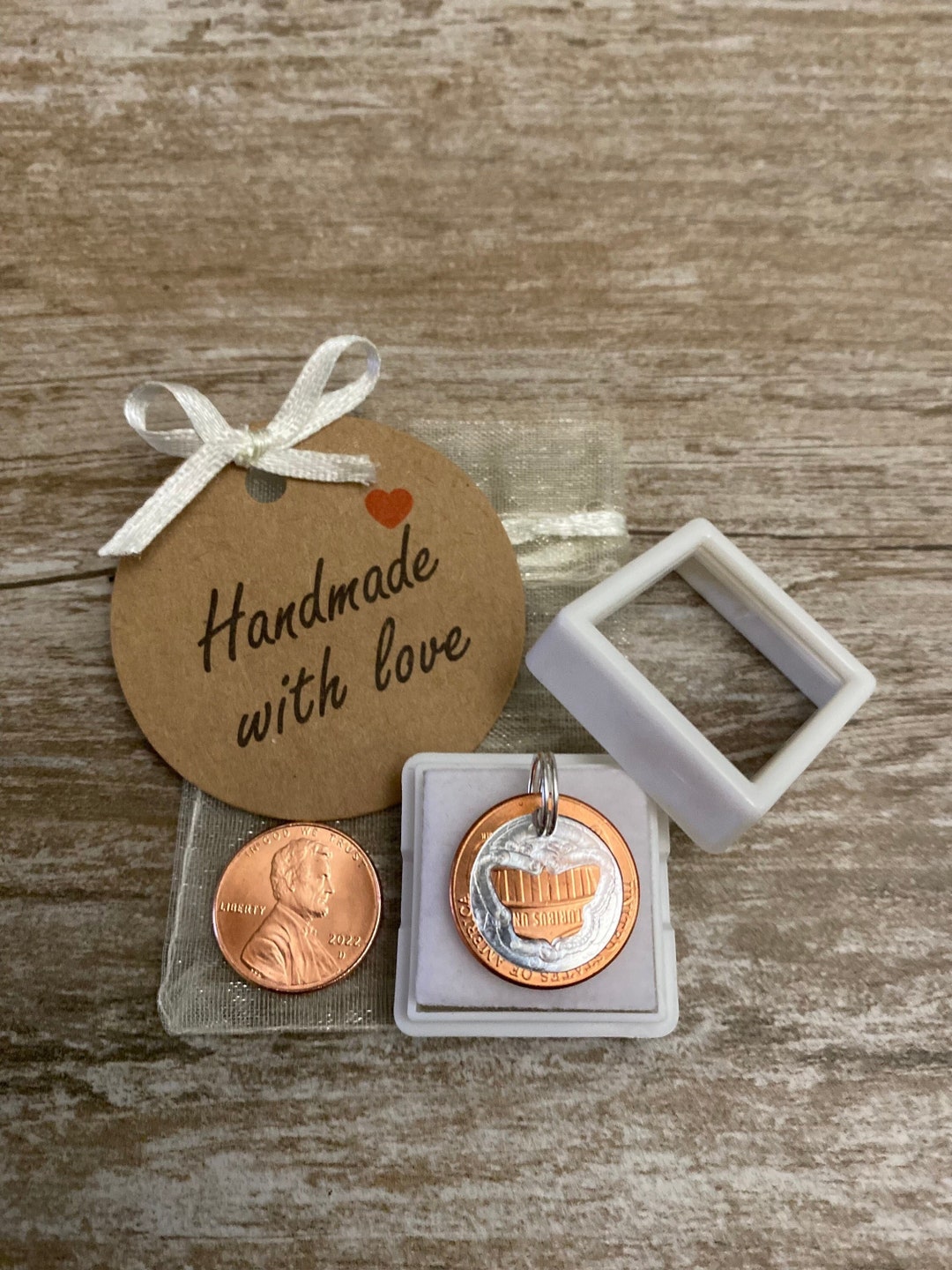 FOR CHARITY BUTTERFLY Penny Pocket Charm "grace and Beauty" Penny ...