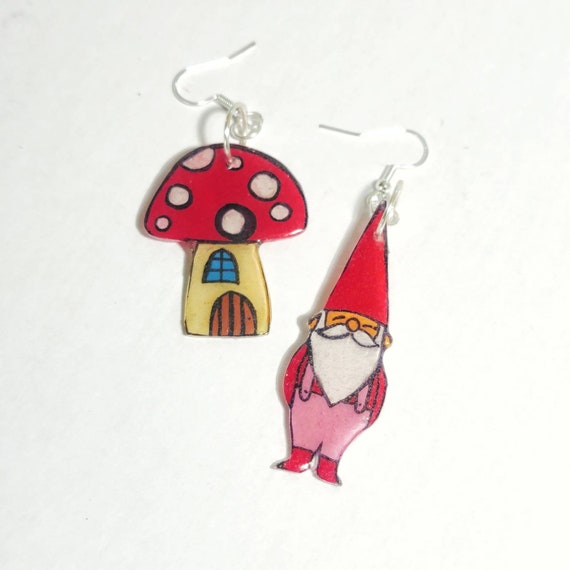 Shrinky dink earrings etsy store