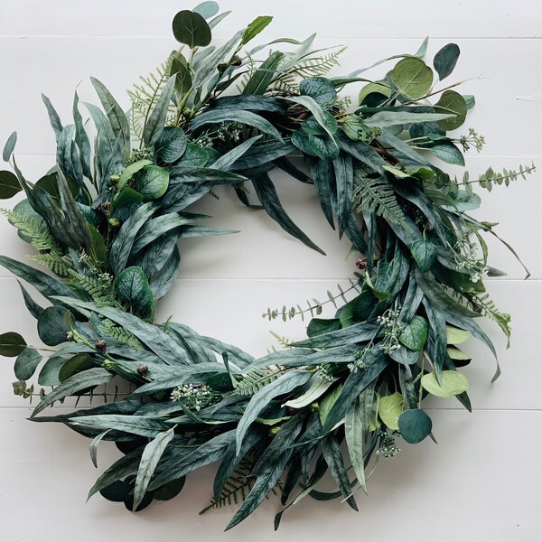 Evergreen Wreath - Etsy