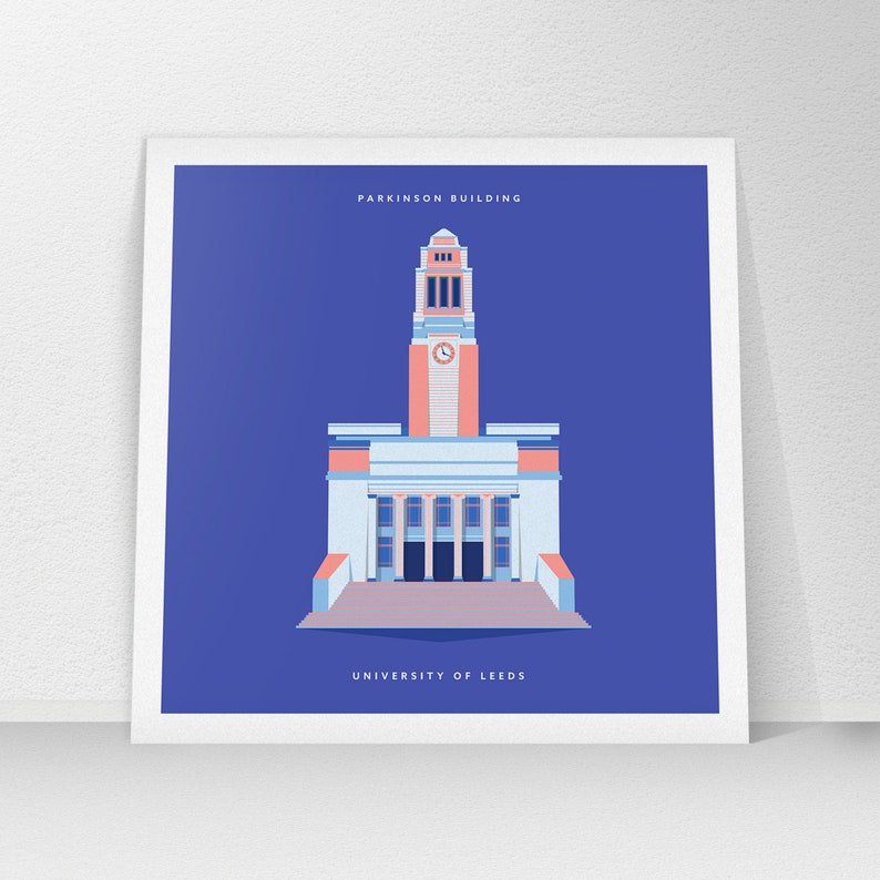 Leeds Parkinson Building, University of Leeds, Graduation Illustration ...